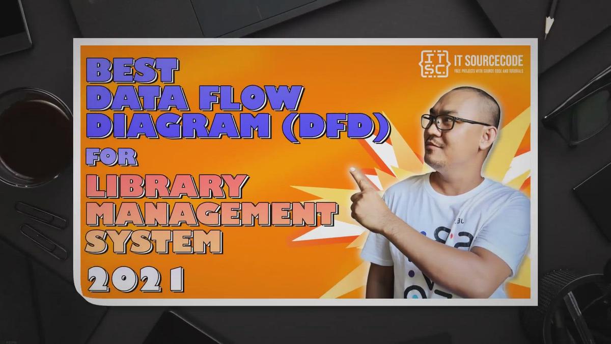 DFD Diagram for Library Management System